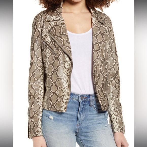 Vigoss | Jackets & Coats | New Vigoss Snakeskin Print Jacket Nwt | Poshmark